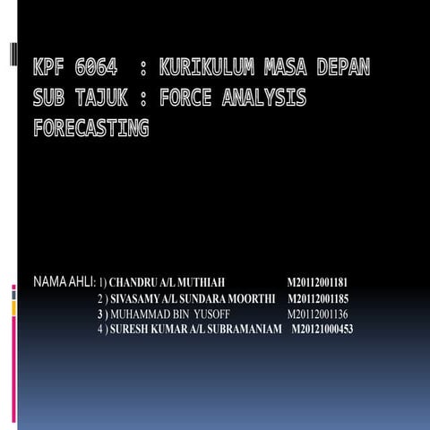 cross impact analysis | PPTX