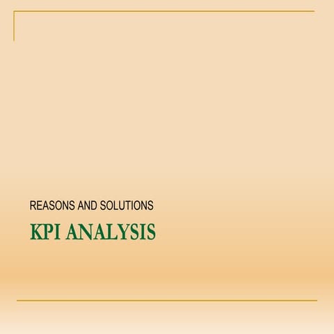Kpi analysis | PPTX