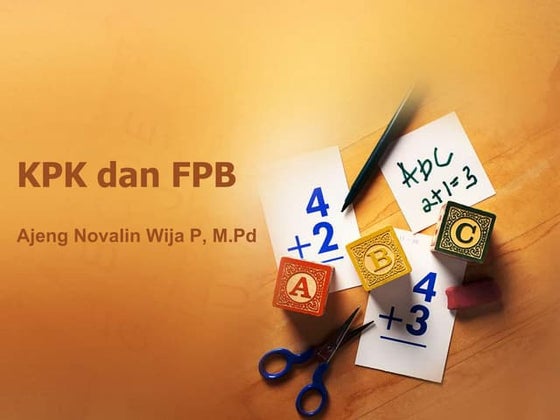 Ppt kpk dan fpb | PPT