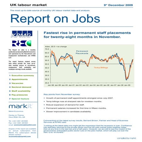 Kpmg Report On Jobs Dec09 | PDF