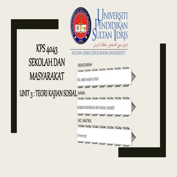 Kps 4043 tajuk 3 | PPTX