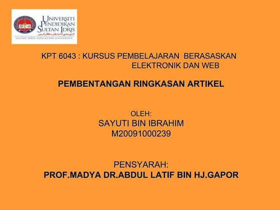 KPT 6044-ULASAN JURNAL | PPTX