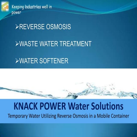 Kp water presentation | PPSX