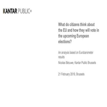 What do citizens think about the EU and how they will vote in European ...