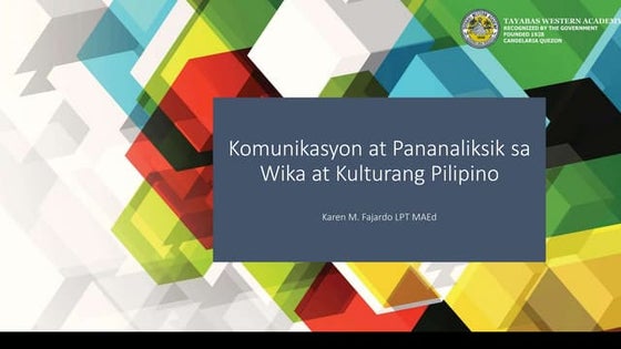 Gamit ng mga kaalaman sa Modernong Teknolohiya sa pag-unawa sa mga Konseptong Pangwika | PPTX