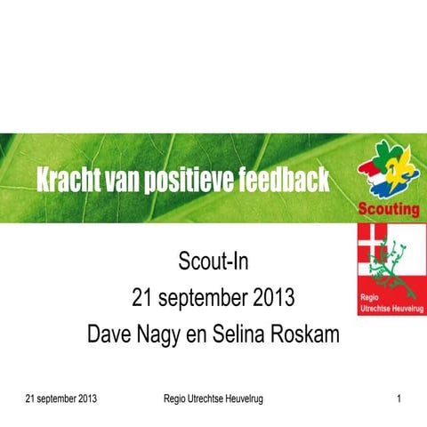 Kracht van positieve feedback | PPTX