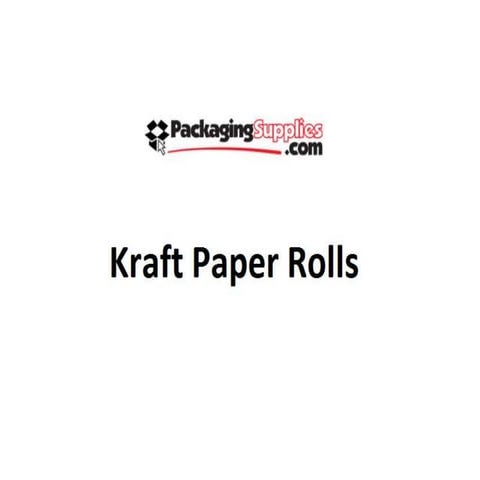 Corrugated Paper Rolls | PPTX