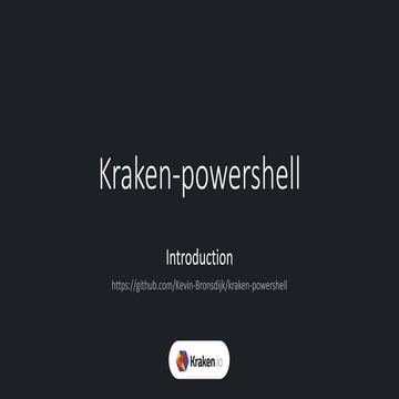 Batch Image optimization using Kraken-powershell & kraken.io