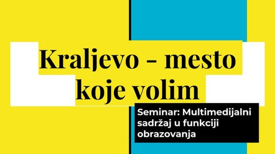 Kraljevo | PPTX