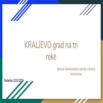 Kraljevo grad na tri reke | PPTX