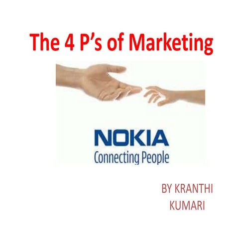 4ps of nokia | PPTX