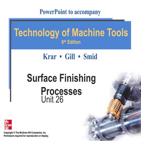 surface finishing operations and operating methods.ppt