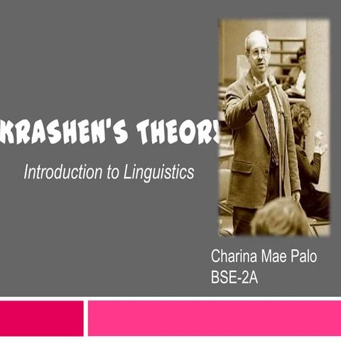 Krashen’s theory | PPTX