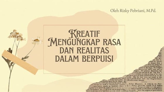 BMMB3193 : PUISI MELAYU MODEN SAJAK | PDF