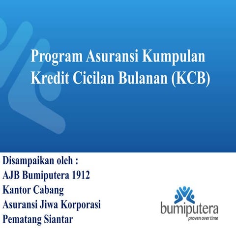 Kredit Cicilan Bulanan AJB Bhumi Putra PPT | PPT
