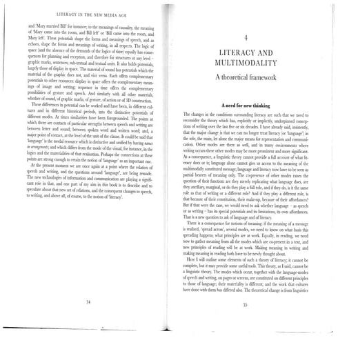 Kress Literacy Multimodality Ppt