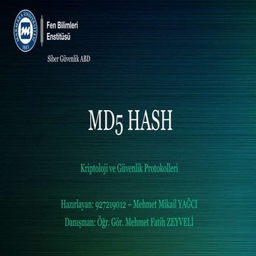 MD5 HASH | PPTX