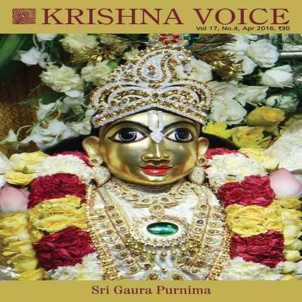 Krishna voice april 2016 Magazine | PDF