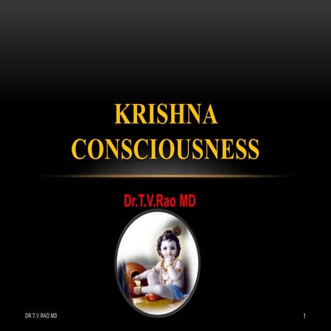 Krishna consciousness | PPTX