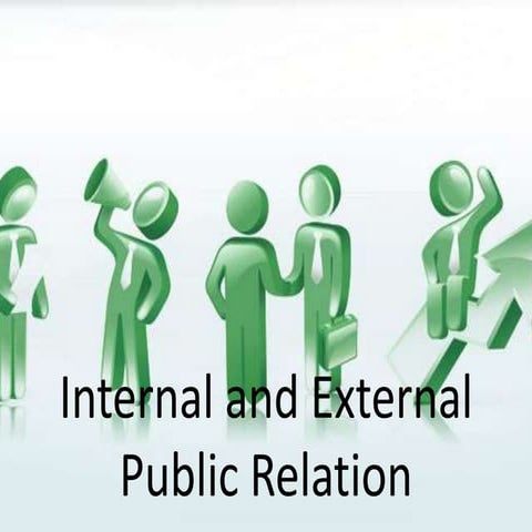internal and external public relations | PPTX