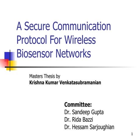 Krishna thesis presentation | PPT