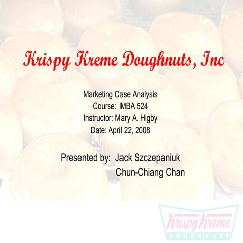 Krispy Kreme Doughnuts | PPT
