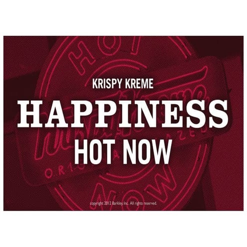 Krispy Kreme Hot Light App Platform Ppt