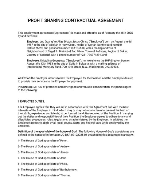 POEA Standard Employment Contract for Various Services | PDF | Human ...