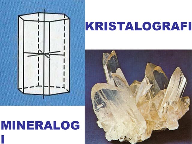 Kristalografi dan mineralogi pertemuan ke 2 | PPT