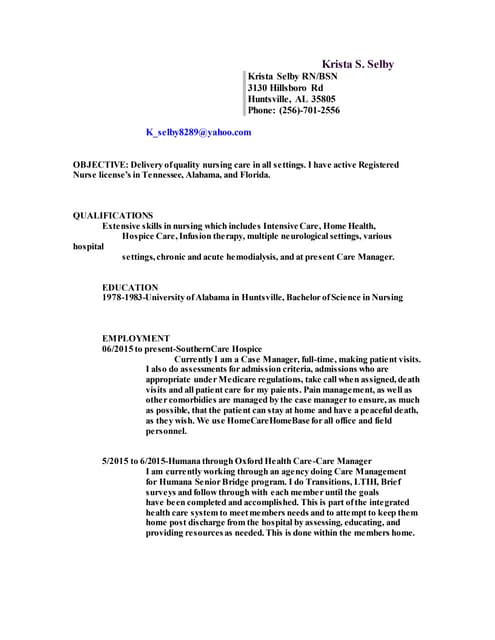 Krista Selby presentations