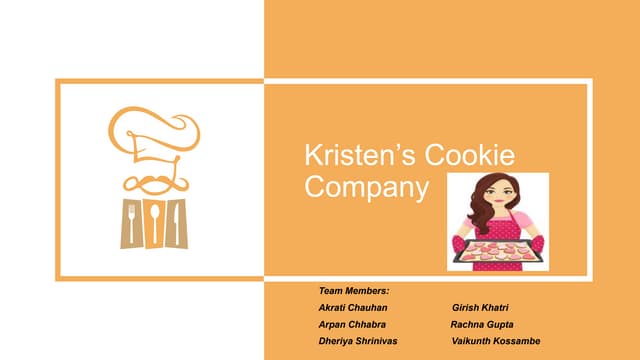 Kristen Cookie case study | PPTX