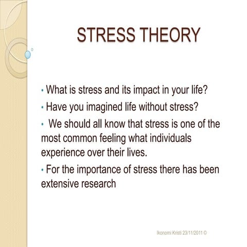 STRESS THEORY | PPTX
