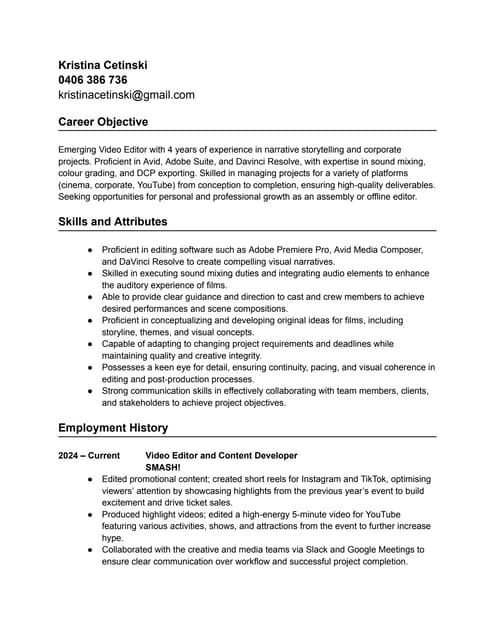 Fernando Resume | PDF | Video Production | Content Production