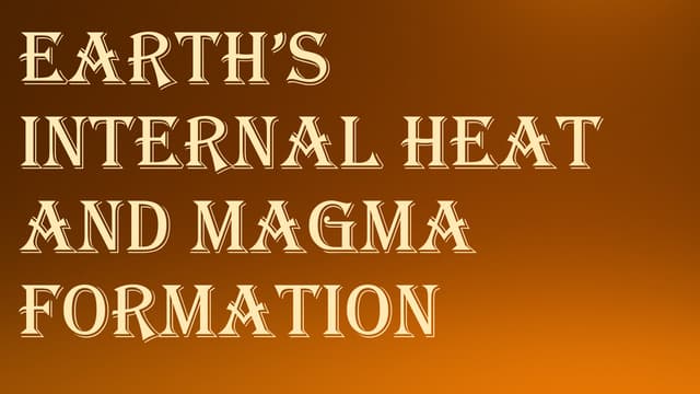 Types and characteristics of magma | PPTX