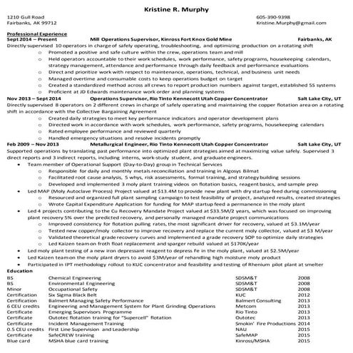 Kristine murphy resume v5.2 | DOCX