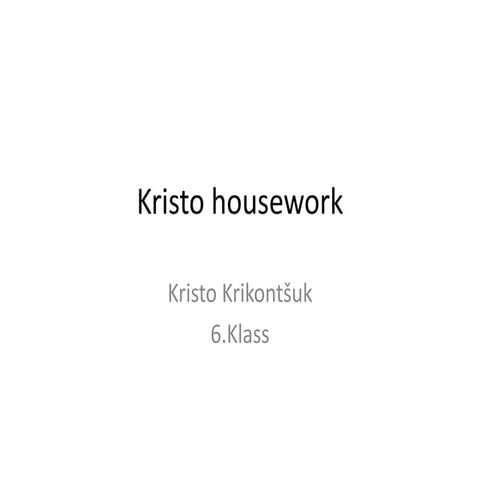 homework | PPTX