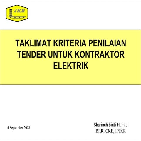 Tatacara Kaedah Sebut Harga | PPT