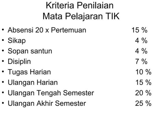Nilai Uas Tik Kelas X 3 Rsbi Smt2 | PDF