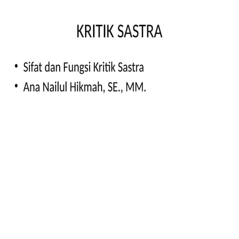 Slideshare Metode_Kritik_Sastra_Presentation.pptx