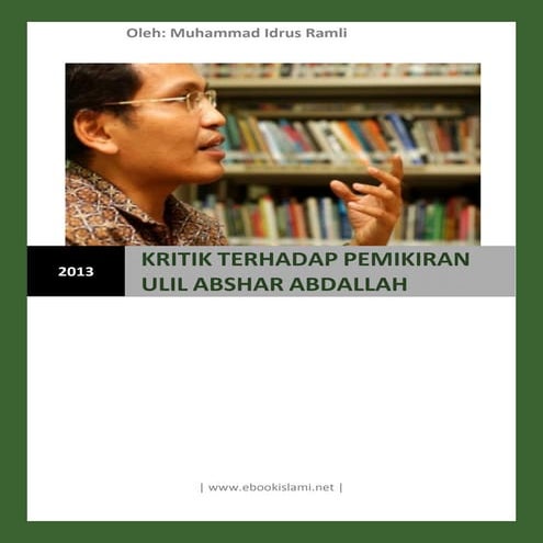 Kritik Terhadap Pemikiran Ulil Abshar Abdallah | PDF