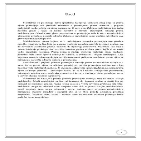 Krivicni postupak prema maloletnicima | PDF