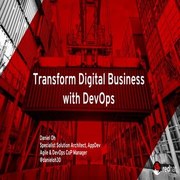 Transform Digital Business With Devops Ppt Free Download