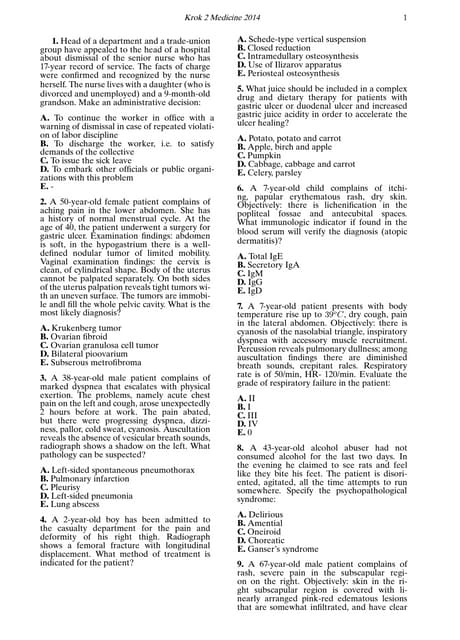 UWSA 1 2021 For USMLE Step 1 Exam | PDF