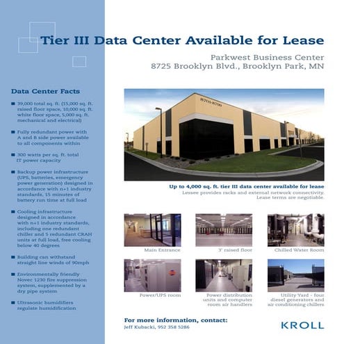 Tier III Data Center for Lease | PDF