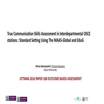 Communication skills using the MAAS Global | PPTX