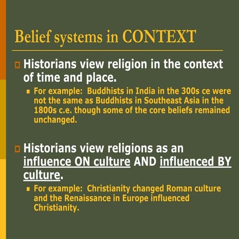 Intro to world religions | PPT