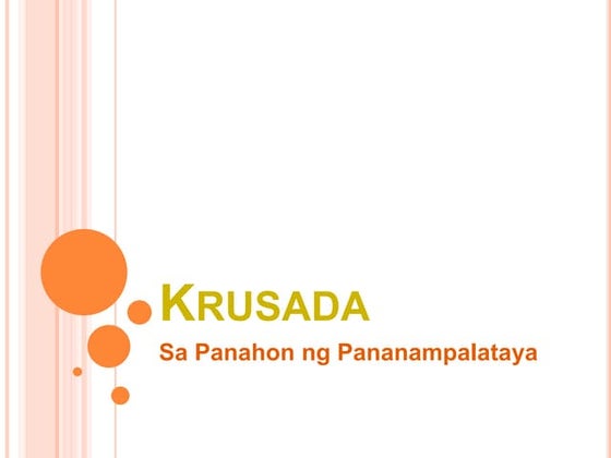 Ang krusada | PPTX