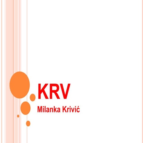 Sastav krvi | PPT