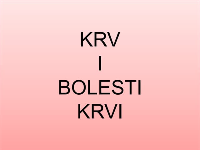 Anemije kod dece suđecki branko iv-7 | PPTX