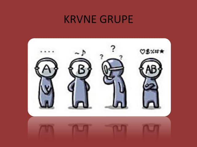 Krvne grupe,Valerija I-5 | PPTX